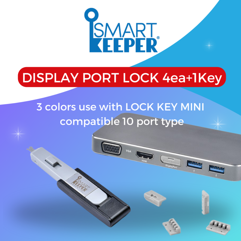 SMARTKEEPER Display Port Blocker | Secure IT Hardware in Singapore