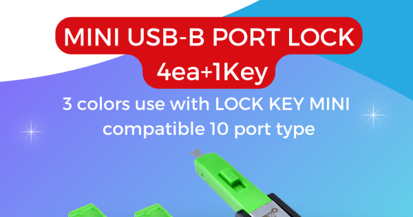 Buy SmartKeeper Mini USB-B Port Blocker in Singapore | DBR Systems